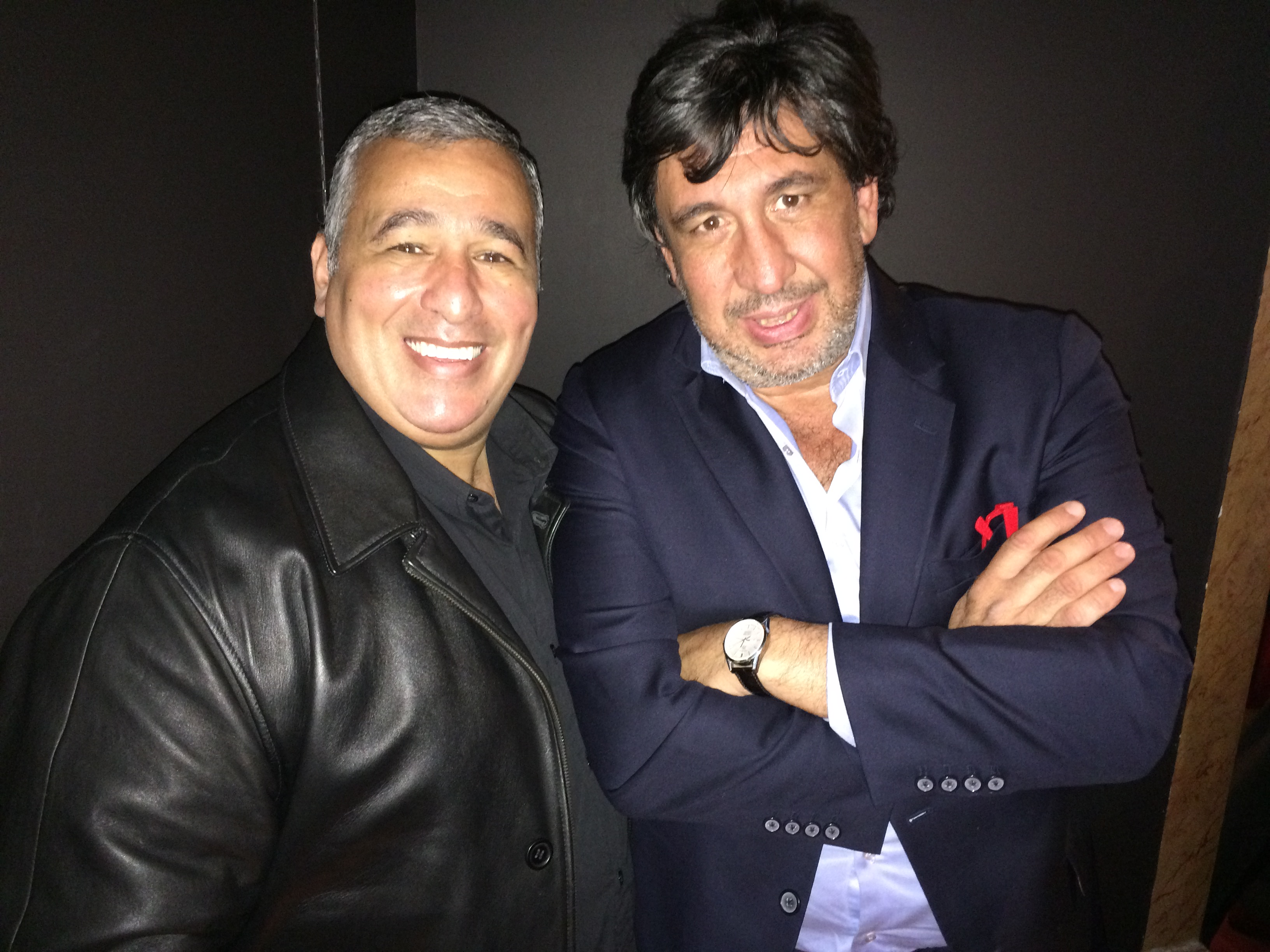 Rachid Saadi, et Emilio Fernandez CEO Europe du groupe WFS - RMBoxing